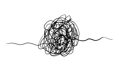 Hand Drawn Scribble Sketch Circle Object Tangled Grungy Round Scribble Isolated On White