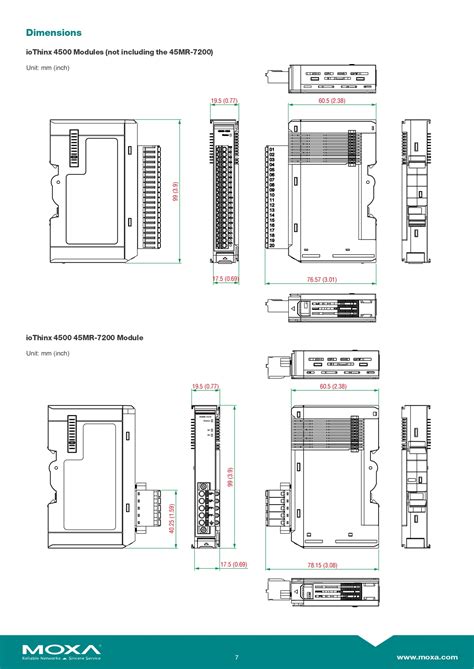 45mr 2404 T Module For The Iothinx 4500 Series With 4 Relays Form A Sinecon ศูนย์รวมสินค้า