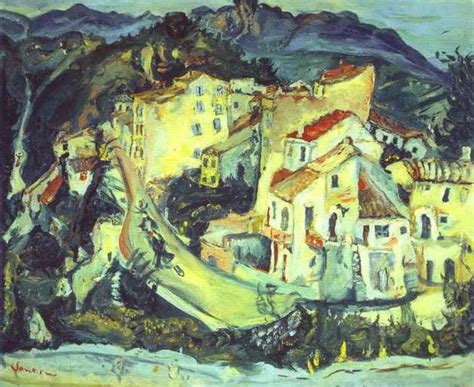 Landscape Of Cagnes C1924 C1925 Chaim Soutine