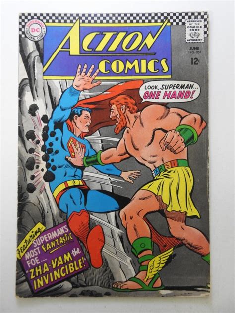 Action Comics Vs Zha Vam The Invincible Vg Condition Comic Books Silver Age