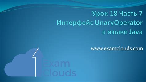 Функциональный интерфейс unaryoperator в языке java Урок 18 Часть 7