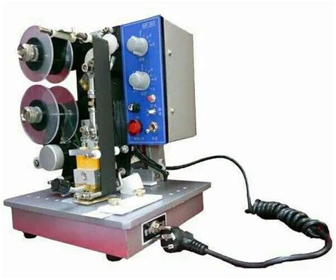 Ss Manual Ribbon Batch Coding Machine Model Numbername Dp Capacity 30pouch Per Minute At Rs