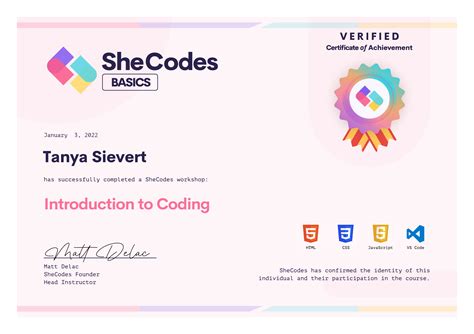 Tanya Sievert Shecodes Profile Shecodes