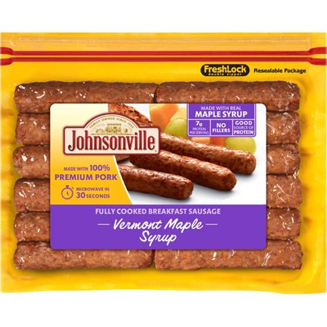 Johnsonville Maple Breakfast Sausage Calories At Jordan Biddle Blog