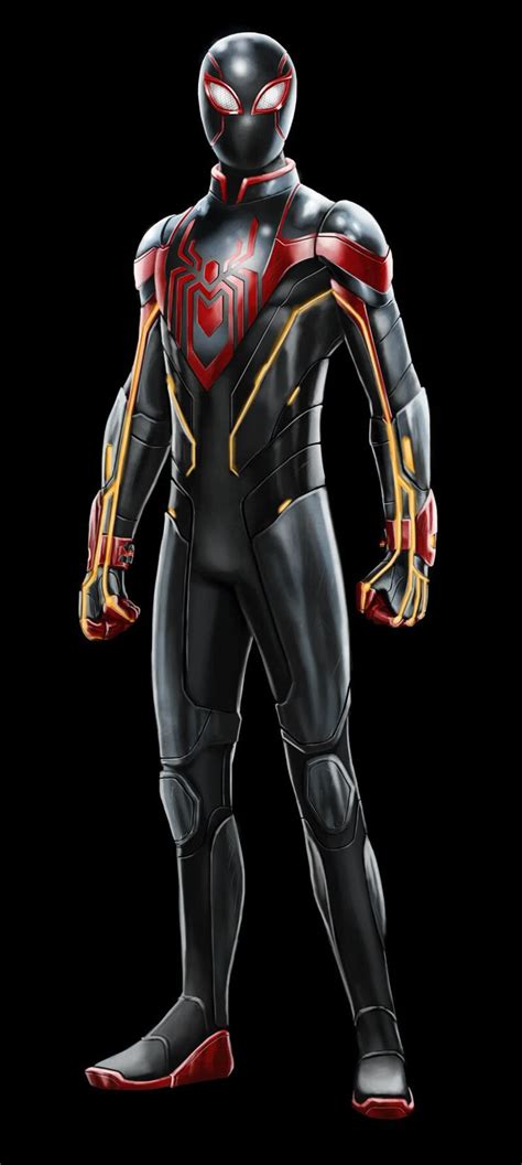 Miles Morales Spider Armor Mk Ii Concept Brandon Chen Amazing Spiderman Movie Marvel
