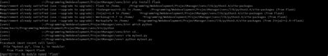 Python No Module Named Flask In Virtualenv Although Installed Stack Overflow