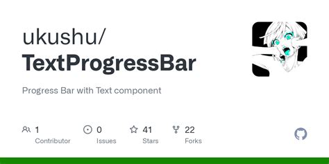 Github Ukushutextprogressbar Progress Bar With Text Component