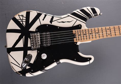 Eddie Van Halen Guitar Black And White Evh Striped Series 78 Eruption