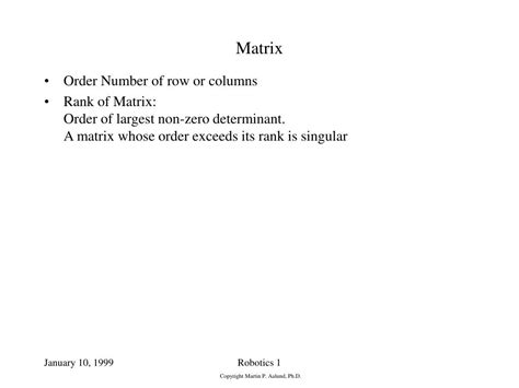 PPT Matrix PowerPoint Presentation Free Download ID