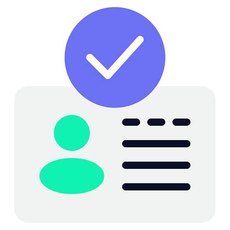 identity verification icon illustration 26758186 vector art at vecteezy