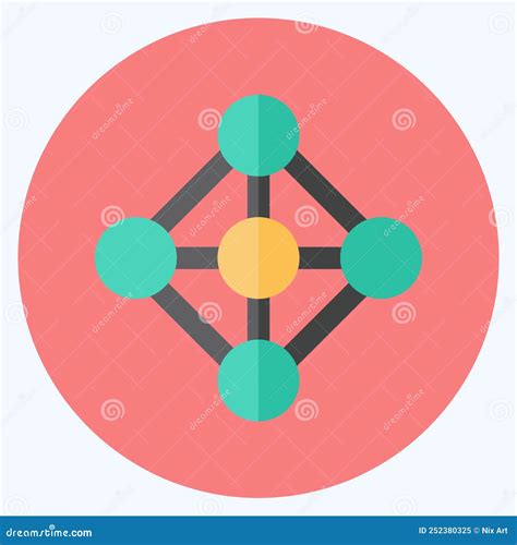 Icon Deep Learning Suitable For Data Analytics Symbol Flat Style Simple Design Editable