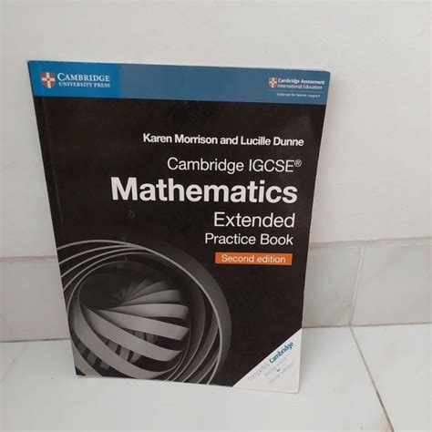 Jual Cambridge Igcse Mathematics Extended Workbook Second Edition Karen Morrison And Lucille