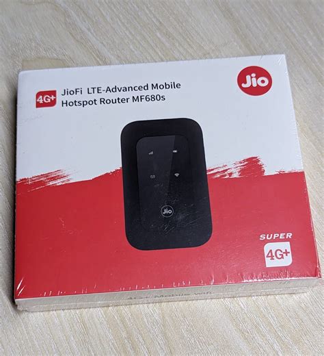 Jio G Lte Mf S Mobile Wifi Hotspot Portable Router Black