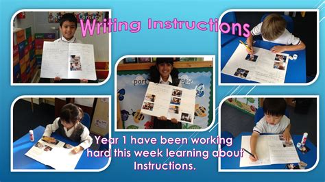 Pre Prep Year Have Been Writing Instructions Today