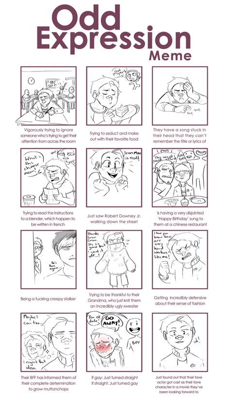 Odd Expression Meme By Vexania11 On Deviantart