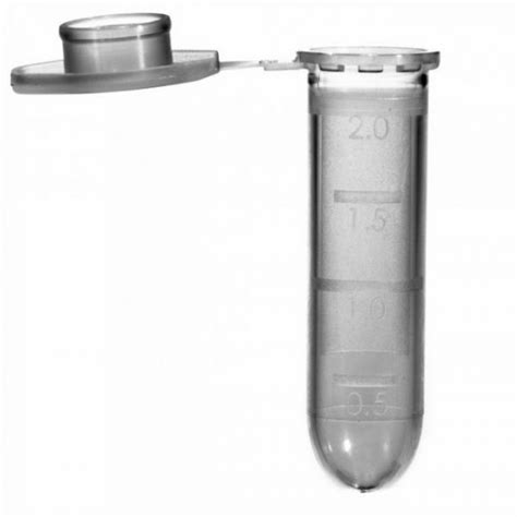 Microtube Type Eppendorf 2ml Avec Cape Attenante Naturel