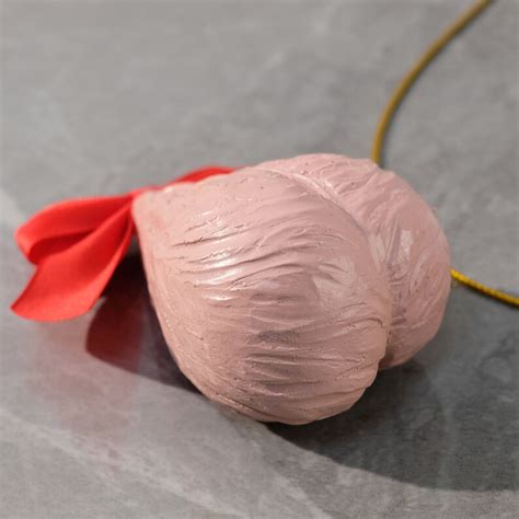 Quirky Hanging Decor Playful Testicle Shaped Ornament Unique Adult