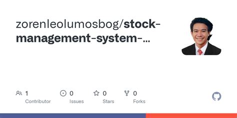 Github Zorenleolumosbogstock Management System Project Laravel