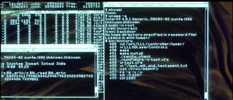 In Tron Legacy 2010 Sam Flynn Uses Real Unix Commands On His Dads