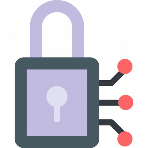Lock Cyber Security Network Secure Technology Icon Download On