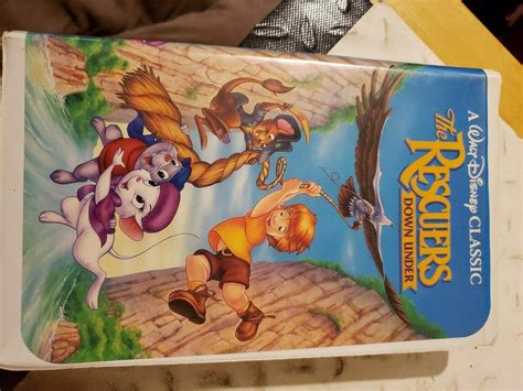 The Rescuers Down Under A Walt Disney Classic Vhs