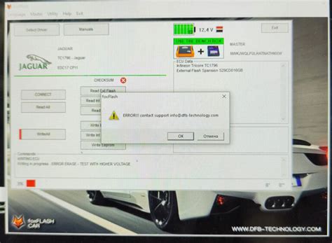 Foxflash Jaguar EDC17C11 Write Error Erase Solution IECUTOOL Official