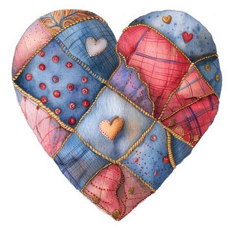 65 000 Patchwork Heart Pictures