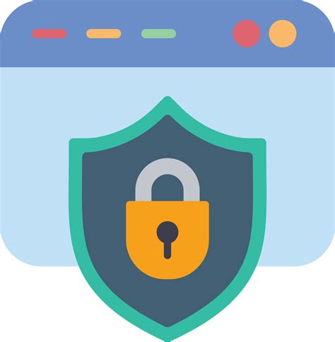 Internet Security Flat Icon 13950557 Vector Art At Vecteezy