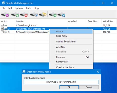 Simple Vhd Manager V1 4