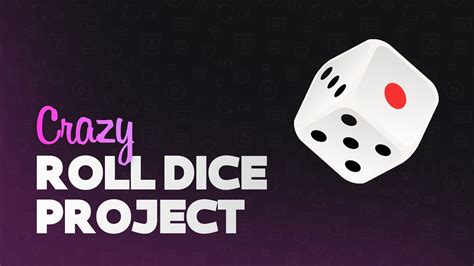 Roll Dice Project Using Css And Javascript Youtube