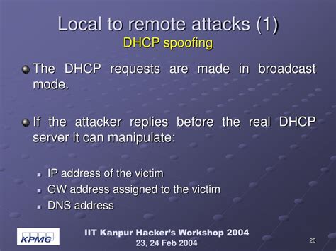 ppt a current analysis of man in the middle mitm attacks powerpoint