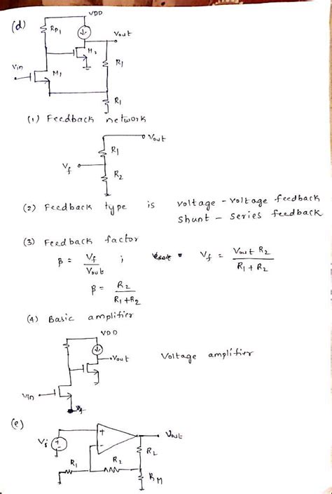 Solved Feed Back Circuits Shown 3 For The Feedback Circuits Shown