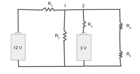 Solved 1 A Circuit Is Shown In The Diagram The Resistors