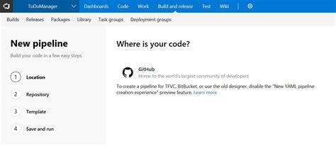 Azure Devops How To Configure Vsts Git Repo In New Vsts Preview