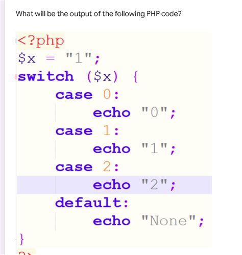 Solved What Will Be The Output Of The Following Php Code