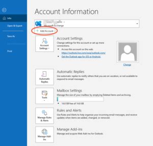 Microsoft Windows Outlook Email Client Configuration Pt Lu POST Technologies