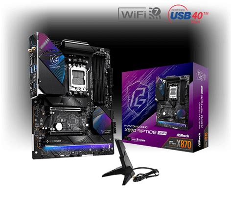 Asrock X870 Riptide Wifi Amd Am5 Socket Gaming Motherboard