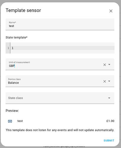 Why Is Monetary Missing From Device Class For A Template In The Gui Configuration Home