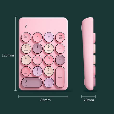 Pastel Touch Bluetooth Numeric Keypad Kōōihaus