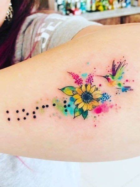 Hummingbird Tattoo Flower Tattoo Shoulder Hummingbird Tattoo Flower