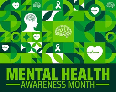 Mental Health Awareness Month Background 60625292 Vector Art At Vecteezy