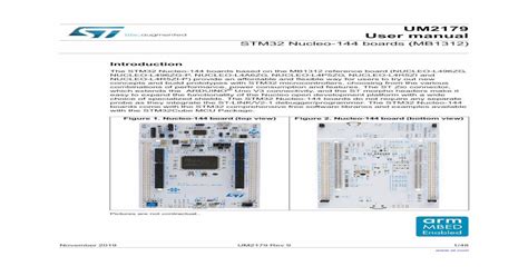 download pdf stm32 nucleo 144 boards mb1312 user manual€¦ · the stm32 nucleo 144 boards do