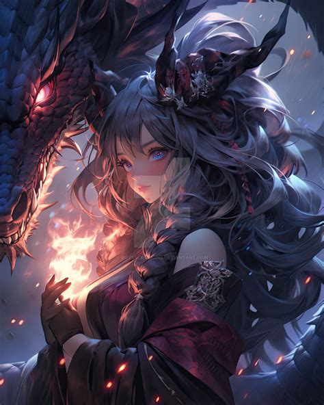 Sensual Sovereignty Anime Dragon Queen By Odysseyorigins On Deviantart