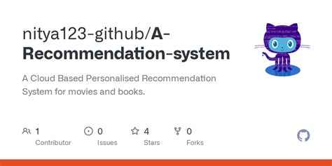 GitHub Nitya Github A Recommendation System A Cloud Based Personalised Recommendation