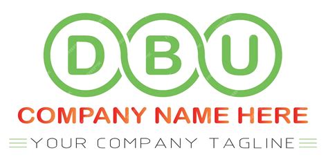 Premium Vector Dbu Letter Logo Design