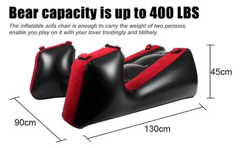 Yocare Inflatable Sex Sofa Cushion With Electirc Inflator Pvc Flocked