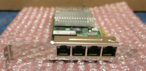 Hp Nc375t Pci E Quad Port Gigabit Card Adapter 539931 001 491176 001 Low Profile