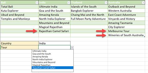 Multiple Dependent Data Validation