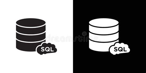 Sql Server图标直线平面图 向量例证 插画 包括有 稀薄 图标 数据库 分级显示 网站 335164406