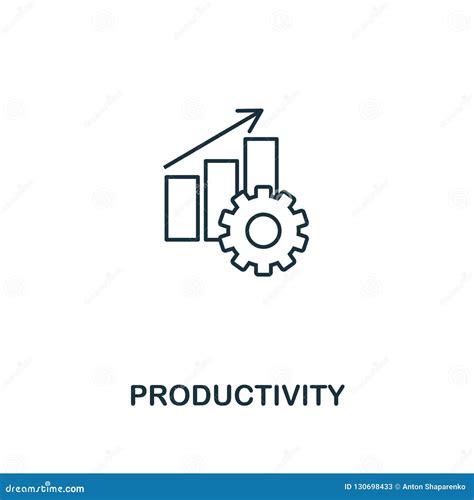Productivity Outline Icon Premium Style Design From Project Management